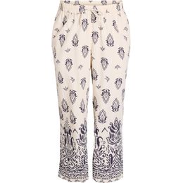 ZIZZI Hose 'EMILU' Damen Gr&ouml;&szlig;e 62/64 creme / marine