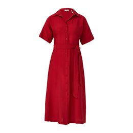 s.Oliver Blusenkleid Damen Gr&ouml;&szlig;e 34 rot Winterkleid
