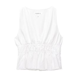 Pull&Bear Pull&bear Top Damen Gr&ouml;&szlig;e XS wei&szlig;