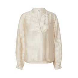 Object Bluse 'OBJTIA' Damen Gr&ouml;&szlig;e M beige / dunkelgrau
