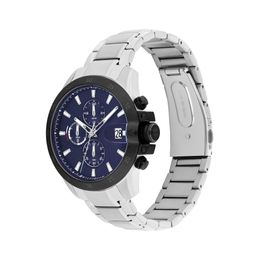 Tommy Hilfiger Analog Watch 'JAMESON' male Silver size One Size