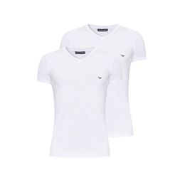 Emporio Armani T-Shirt Herren Gr&ouml;&szlig;e M dunkelblau / wei&szlig;