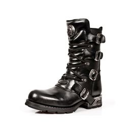 New Rock Stiefelete 'M-MR017-C10' Herren Gr&ouml;&szlig;e 39 schwarz Winterschuhe