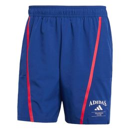 adidas Performance Sportshorts 'Designed Fot Training Legacy' Herren Gr&ouml;&szlig;e L enzian / grenadine / wei&szlig;