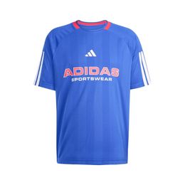 adidas Sportswear Funktionsshirt 'Tiro' Herren Größe XL royalblau / cranberry / weiß