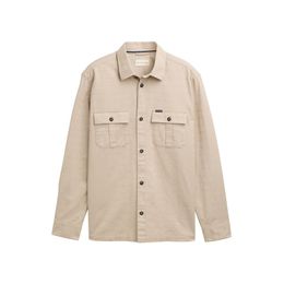 Tom Tailor Button Up Shirt male Beige size M