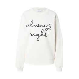 Catwalk Junkie Sweatshirt 'Always Right' female White size 40