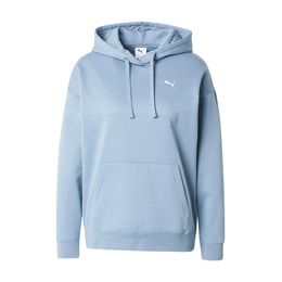 Puma Sportsweatshirt 'ESS' Damen Gr&ouml;&szlig;e L taubenblau / wei&szlig;