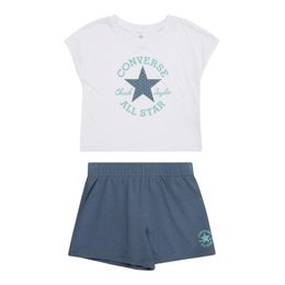 Converse Jogginganzug M&auml;dchen Gr&ouml;&szlig;e 110 cyanblau / taubenblau / wei&szlig;