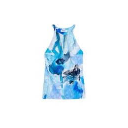 Desigual Top Damen Gr&ouml;&szlig;e XL blau / aqua / hellblau / wei&szlig;