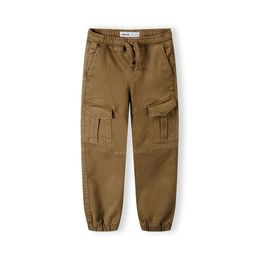 MINOTI Cargohose Jungen Gr&ouml;&szlig;e 116/122 braun