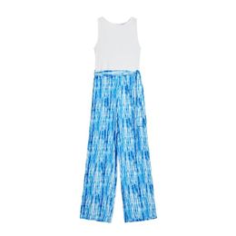 Desigual Jumpsuit female Blue, White size XL