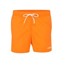 Hugo Badeshorts 'HAITI' Herren Größe S orange / weiß