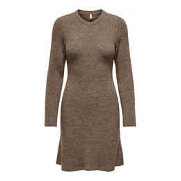 Only Knitted dress female Brown size XS