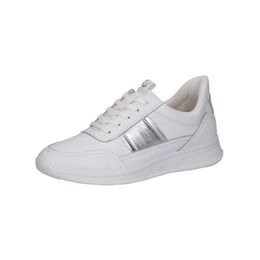 Caprice Sneaker 'Ties' Damen Größe 37 silber / weiß