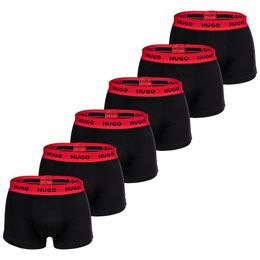 Hugo Boxershorts Herren Größe XL rot / schwarz