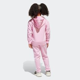 adidas Sportswear Trainingsanzug 'Essentials Tiberio' Jungen Gr&ouml;&szlig;e 116 rosa / wei&szlig;
