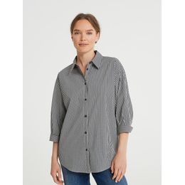 Opus Hemd "Fanas" in Schwarz/ Wei&szlig; - 81% | Gr&ouml;&szlig;e 36 | Damen-blusen