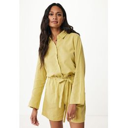 Mexx Hemd in Gelb - 71% | Gr&ouml;&szlig;e 42 | Damen-blusen