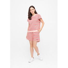 Derbe Shirt in Rosa/ Rot - 74% | Gr&ouml;&szlig;e M | Damen-tops