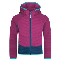 Trollkids Hybrid-Fleecejacke "Sirdal" in Pink - 43% | Gr&ouml;&szlig;e 128 | Kids-fleecejacken-fleecepullover