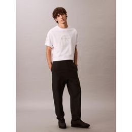 Calvin Klein Jeans Sweathose »PREMIUM TERRY MONOGRAM JOGGER« Mit elastischem Bund Black XL - N-Gr N-Gr XL Sweathose von Calvin Klein Jeans Menswear