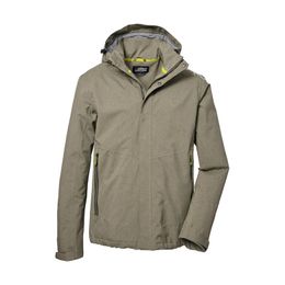 Killtec Outdoorjacke »KOS 53 MN JCKT« Funktionsjacke: Wind- und wasserdicht, atmungsaktiv, Kapuze abnehmbar grün M M Herren Funktionsjacke mit...