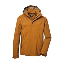 Killtec Outdoorjacke »KOS 53 MN JCKT« Funktionsjacke: Wind- und wasserdicht, atmungsaktiv, Kapuze abnehmbar curry XXL XXL Herren Funktionsjacke mit...