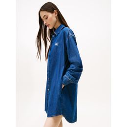 Tommy Jeans Shirtkleid »RELAXED SHIRT DRESS« Denim Medium XL (42) - N-Gr N-Gr XL (42) Shirtkleid von Tommy Jeans