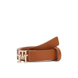 Tommy Hilfiger Ledergürtel »TH MODERN 2.5« Größenverstelbar Cognac