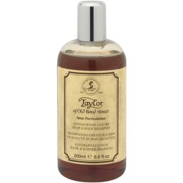 Damen Duschgel "Dusch-/Badegel und Shampoo Sandelholz, 200 ml", 200ml, orange, Taylor of old Bond Street, Hautreinigungsmittel, Maskuliner