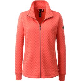LPO Damen Fleecejacke "CAMBLY IV NEW WOMEN", rot, Gr. 36, 100% Polyester, Jacken, mit Teddy-Fleece, auch in Gro&szlig;en Gr&ouml;&szlig;en erh&auml;ltlich