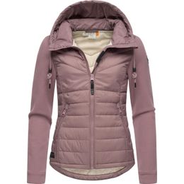 Ragwear Damen Outdoorjacke "Lucinda", lila, Gr. XL, Obermaterial: 100% Polyester; Obermaterial &Auml;rmel: 100% Baumwolle; Futter: 100% Polyester;