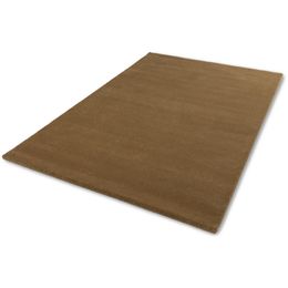 Teppich Astra, B:133cm H:20mm L:190cm, braun, Kunstfaser, Wohnzimmer, Teppiche, "Barletta 240", Langflor, Shaggy, uni, weich, Wohnzimmer,Schlafzimmer