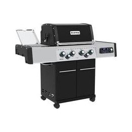 Broil King Gasgrill Regal Q 490 IR schwarz/edelstahl, mit Infrarot-Seitenbrenner und Heckbrenner, iQue Smart Steuerung