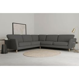 Ecksofa Home Affaire, B:278cm H:88cm T:278cm, grau, 85% Polypropylene, 15% Polyester, Wohnzimmer, Sofas, "MARSEILLE 278/278 cm, L-Form, Webstoff,