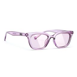 Lascana Damen Sonnenbrille "trapezf&ouml;rmige Sonnenbrille", pink, unifarben, Sonnenbrillen, Rectangular-Look, Damenbrille mit UV-Schutz
