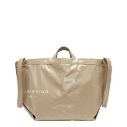 Damen Shopper "Shopper ELVIRA RAIN", Liebeskind Berlin, beige, Baumwolle, Polyurethan, Taschen