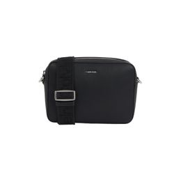 Calvin Klein Damen Mini Bag "CK MUST SMALL CAMERA BAG", schwarz, Lederimitat, Polyester, Taschen, Schultertasche, Umhängetasche, Damen CrossBody Bag
