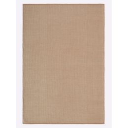 Teppich HEINE HOME, B:60cm L:90cm, beige, Baumwolle, Wohnzimmer, Teppiche