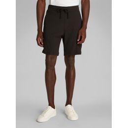 Herren Shorts "CHUNKY WAFFLE SHORT", schwarz, Gr. XXL, Calvin Klein Jeans, unifarben, Sweatware, Obermaterial: 50% Baumwolle, 50% Polyester, Hosen,