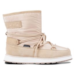 Luhta Damen Snowboots "NAUTTIVA MS", Gr. 37, beige, Leder, Textil, Schuhe, Winterboots, Winterstiefel, Winterschuhe, wasserdicht und gef&uuml;ttert