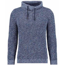 Ragman Herren Rollkragenpullover, blau, Gr. M, 100% Baumwolle, Pullover
