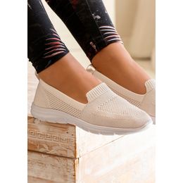 Lascana Damen Slipper, Gr. 35, bunt, Obermaterial: 100% Textilmaterial. Decksohle: 100% Textilmaterial. Futter: 100% Textilmaterial. Laufsohle: 100%
