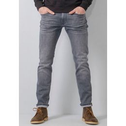Herren Regular-fit-Jeans "RUSSEL", grau, Gr. 33, PETROL INDUSTRIES, Denim/Jeans, Obermaterial: 86% Baumwolle, 12% Polyester, 2% Elasthan, Jeans, mit