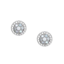 Fossil Fossil Paar Ohrstecker »JFS00518040« Damen Größe One Size hellblau / silber