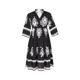 NAEMI Kleid 'Fashion Look' Damen Gr&ouml;&szlig;e 38 schwarz / wei&szlig; Winterkleid