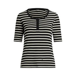 Lauren by Ralph Lauren Lauren Ralph Lauren Poloshirt Damen Gr&ouml;&szlig;e XL creme / schwarz