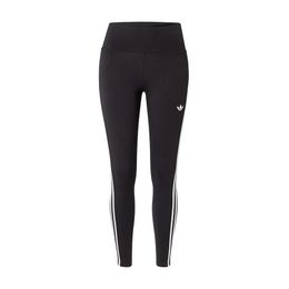adidas originals Leggings Damen Größe 4XS schwarz / weiß