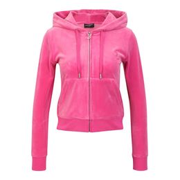 Juicy Couture Petite Zip-Up Hoodie 'ROBERTSON' female Pink size S